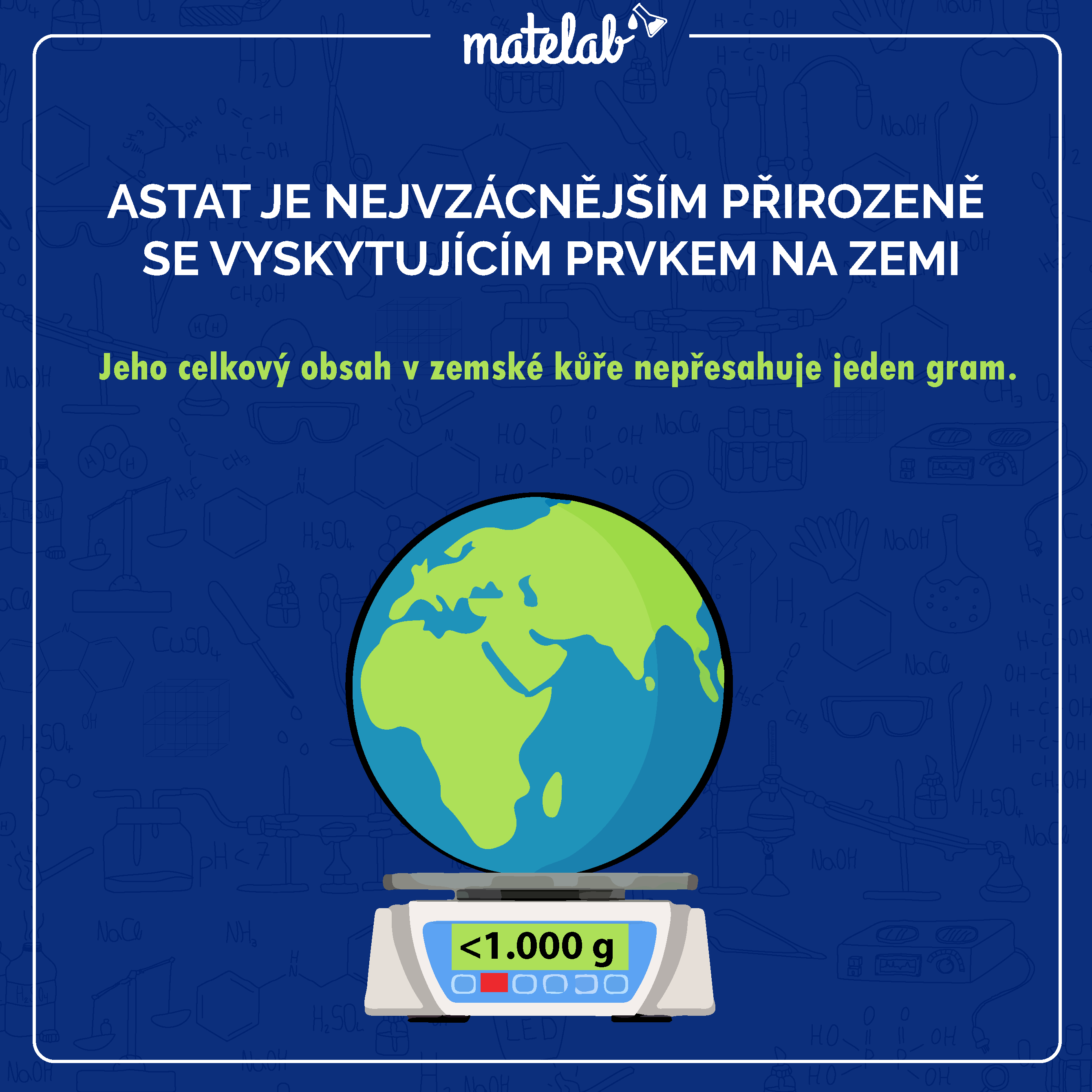 Nejvzácnější prvek na Zemi - Matelab